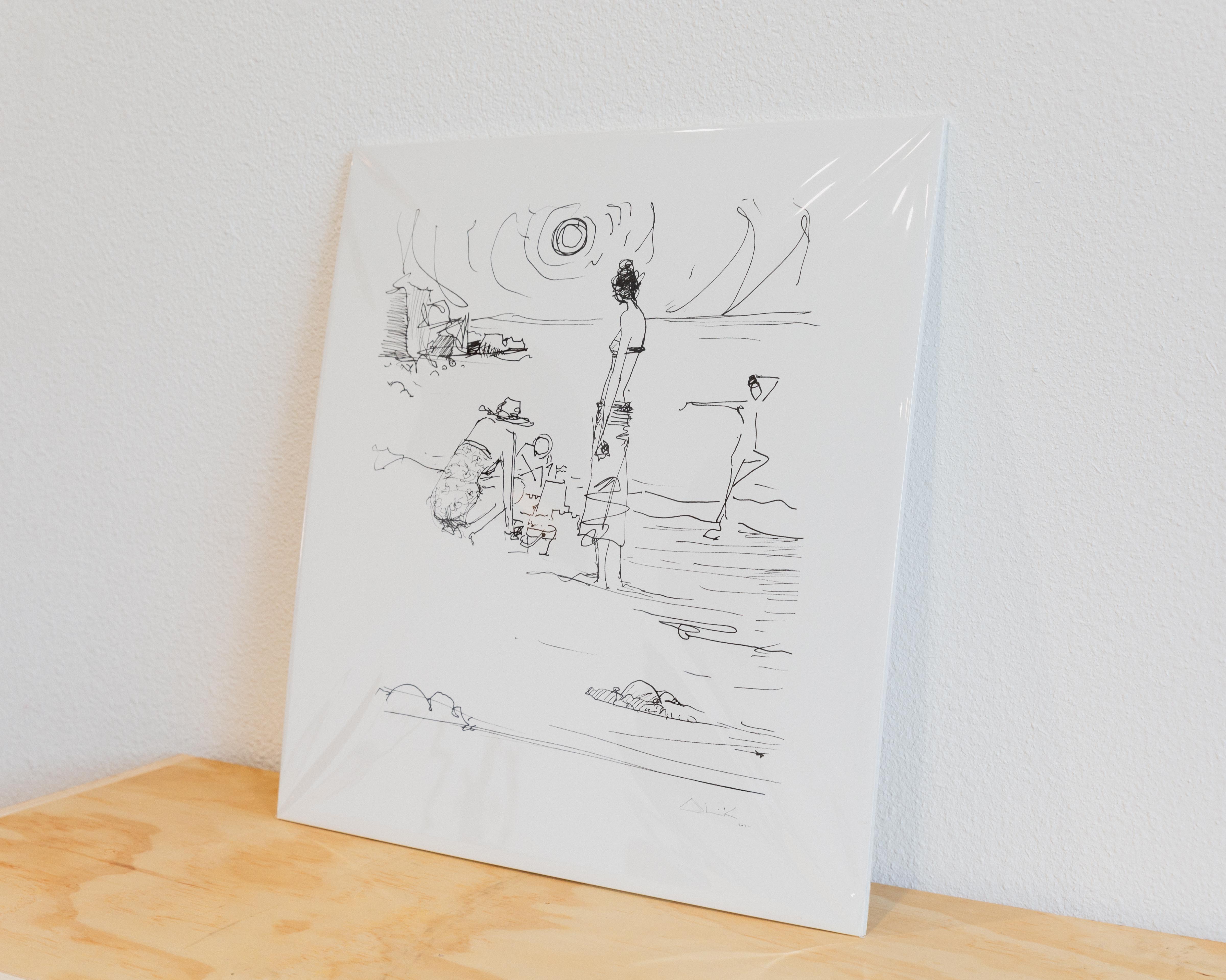 Family Beach Scene Print – Daydream Surf Shop