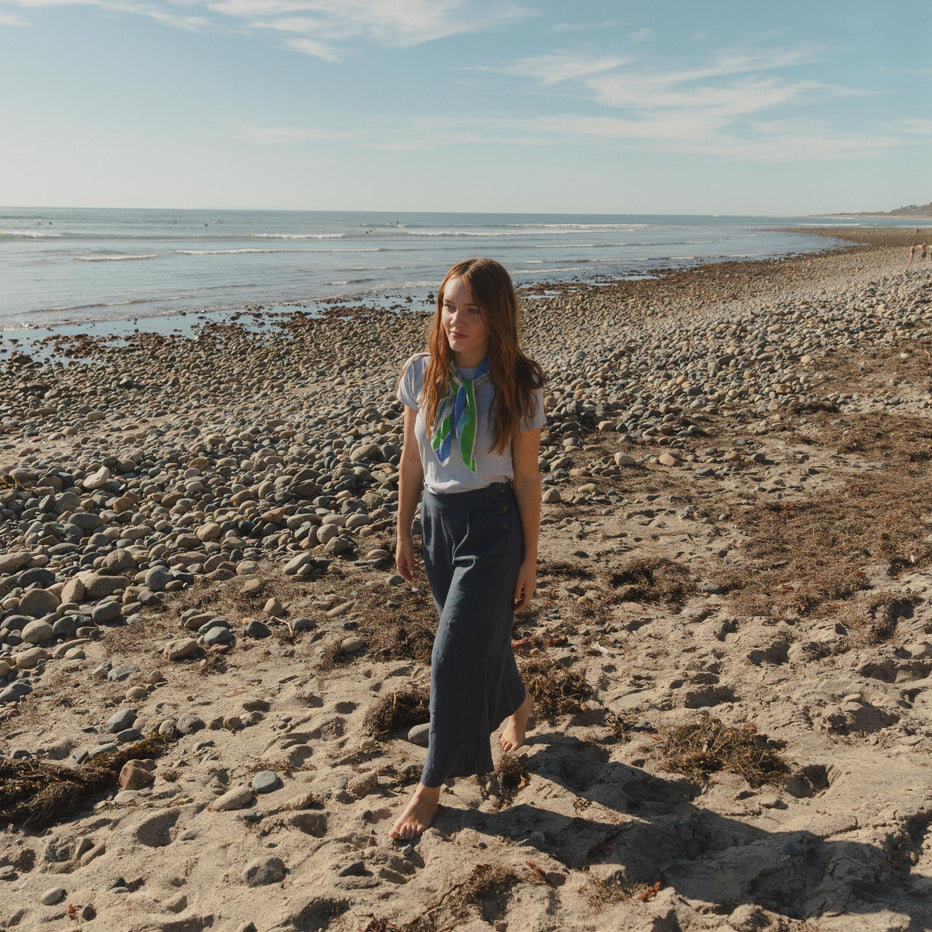 Olema Linen Pants - Navy – Daydream Surf Shop